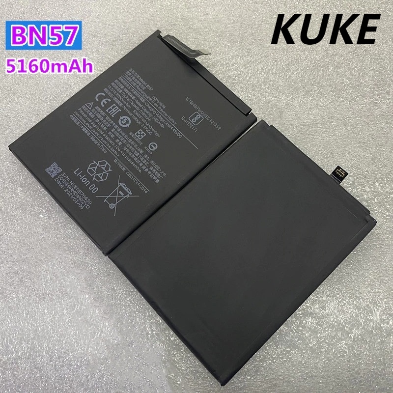 Original KUKE Battery BM57/BN57 high capacity Replacement FOR MI Poco X3 GT , Poco X3 Pro X3 ...