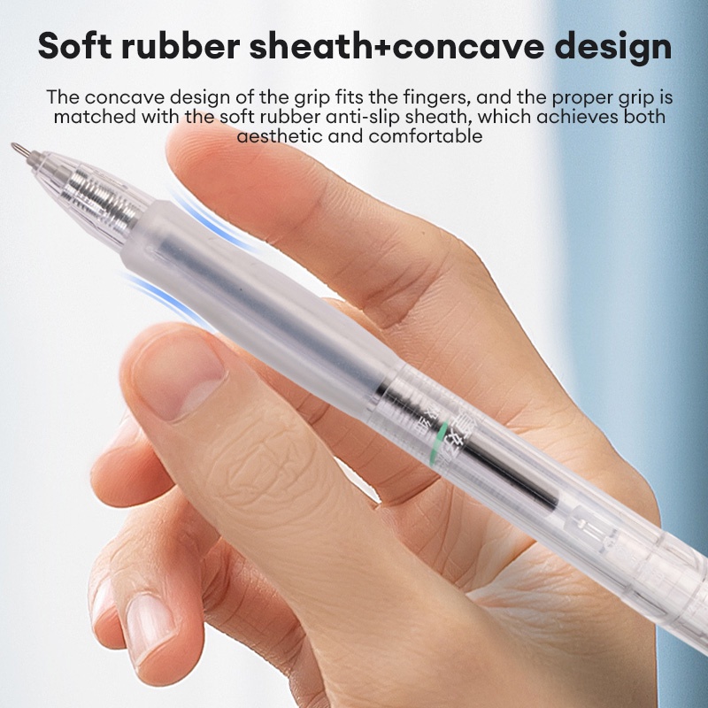 Deli SA130 Ballpen 0.35mm Pen Quick-Drying Writing Gel Pen School ...