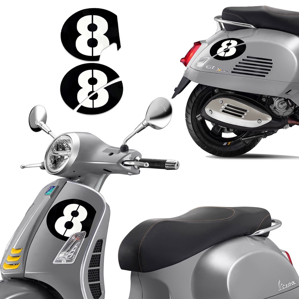 Number Stickers 3M Decal Universal Motor Bike Scooter Motorcycle ...