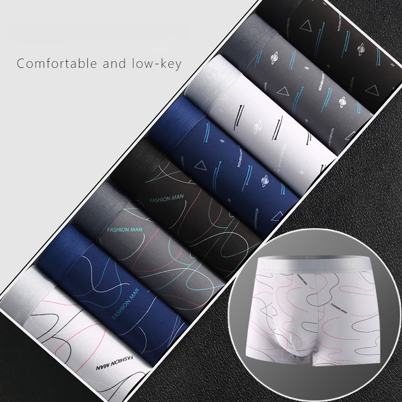 Mens Boxer Briefs 4/8 Pack Poly Spandex Performance Boxer Briefs ...