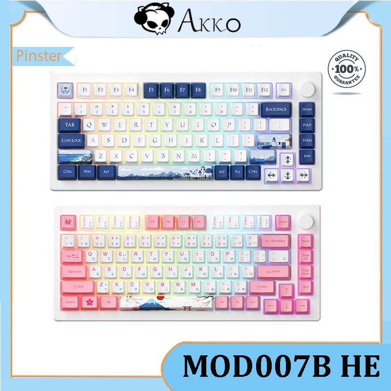 AKKO MOD007B HE World Tour Aegean Tokyo R2 Magnetic Switch Game RGB ...