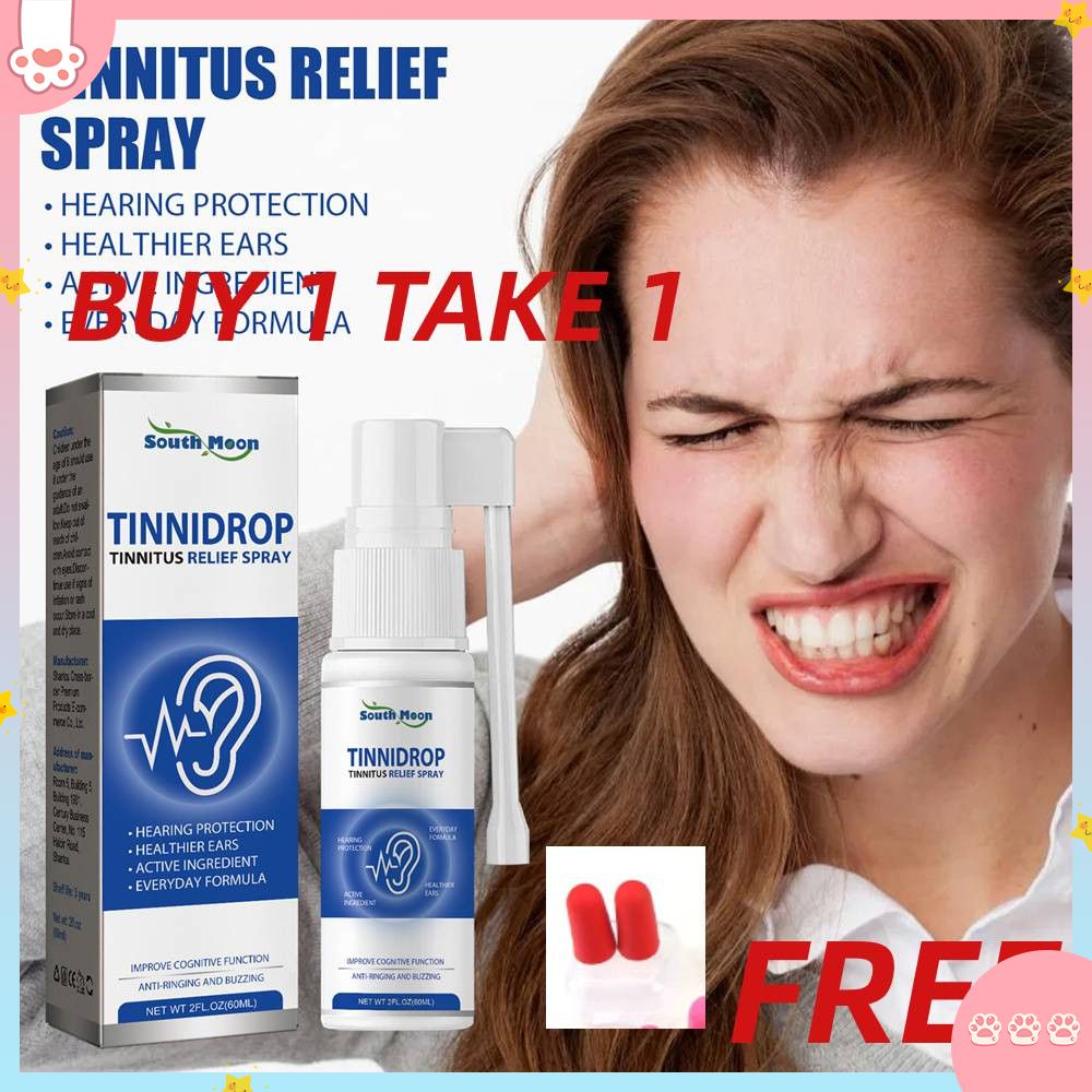 COD South Moon Anti Tinnitus Spray Tinnitus Relief Earwax Tinnidrop Ear ...