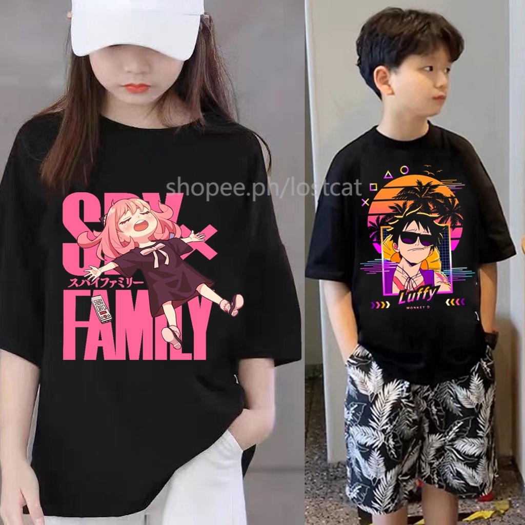 One Piece Spy X Family cartoon tshirt Tops masid anime shirt Japanese ...