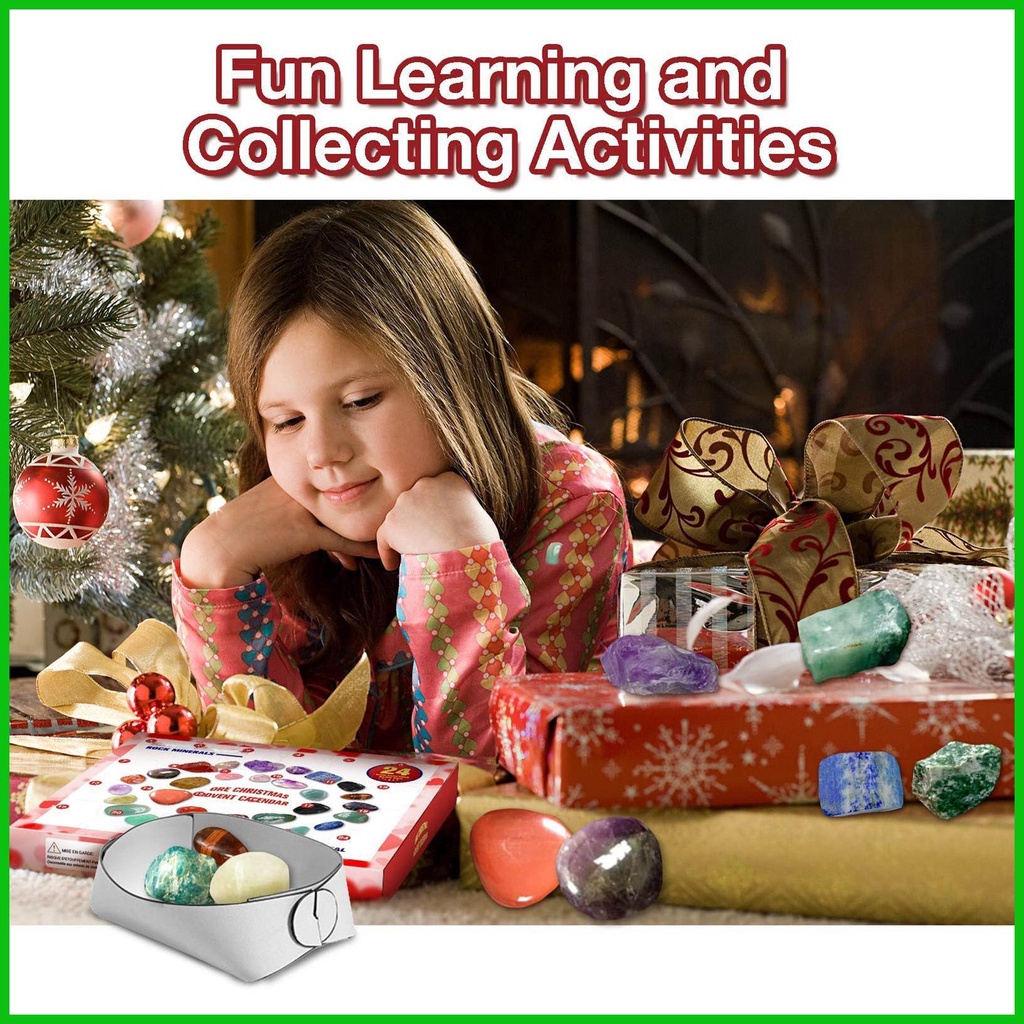 Gemstone Advent Calendar 2022 Kids Advent Calendar with Rock Pebbles ...