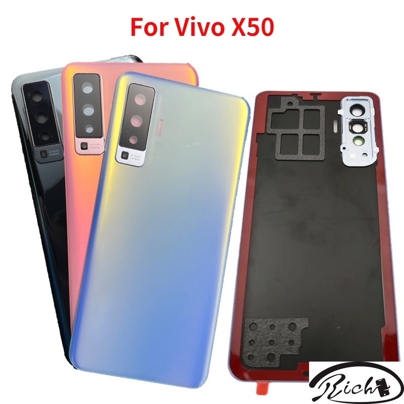 Back Glass For Vivo X50 2004 X50 5G V2001A 2005 Battery Cover Rear ...