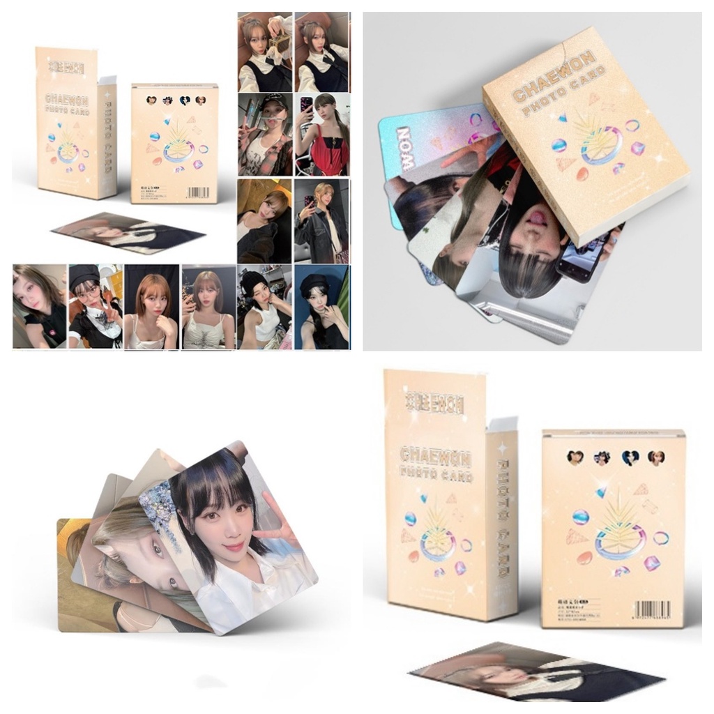 50-55pcs LE SSERAFIM Laser HOLOGRAPHIC LOMO Cards Sakura CHAEWON YUNJIN KAZUHA EUNCHAE Solo ...