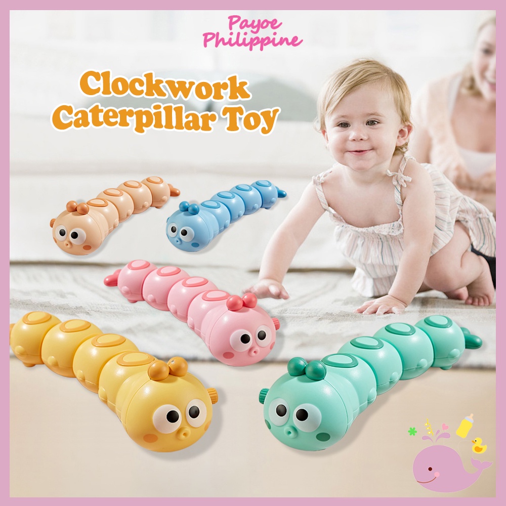 【COD】payoe Clockwork baby crawling toys Baby Educational Toys Swinging ...