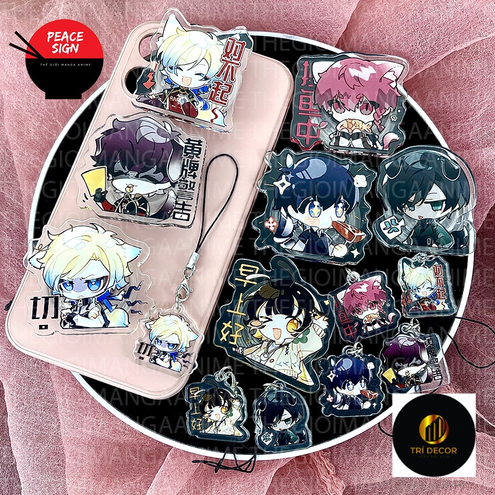 (Pin Ear Shaped) BLUE LOCK Phone Holder And Strap Printed anime chibi ...