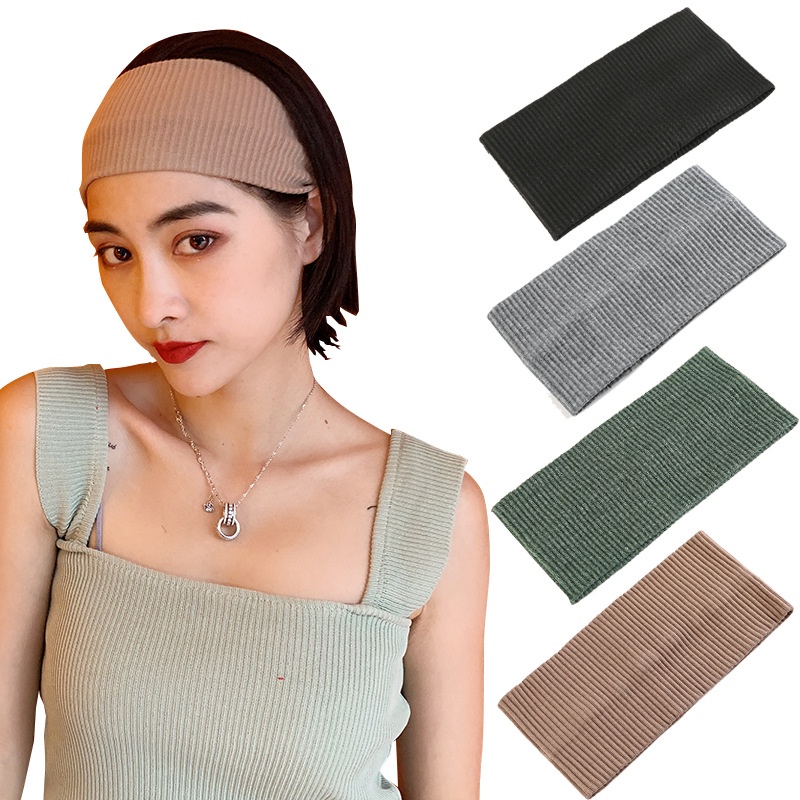 Fashion Running Head Band Lightweight Elastic Exercise Band Women ...