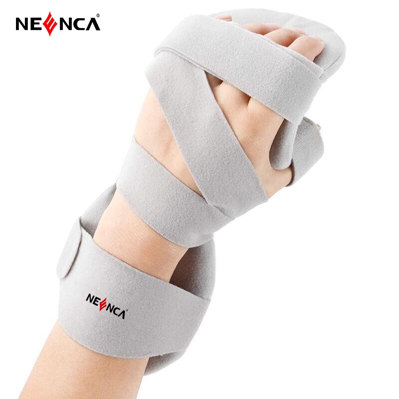 NEENCA Adjustable Stroke Hand Brace Wrist Rest Finger Hand Splint ...