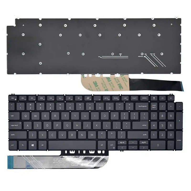 New Laptop Keyboard for DELL Inspiron 7500 7506 P97F 7501 P102F 7590 ...