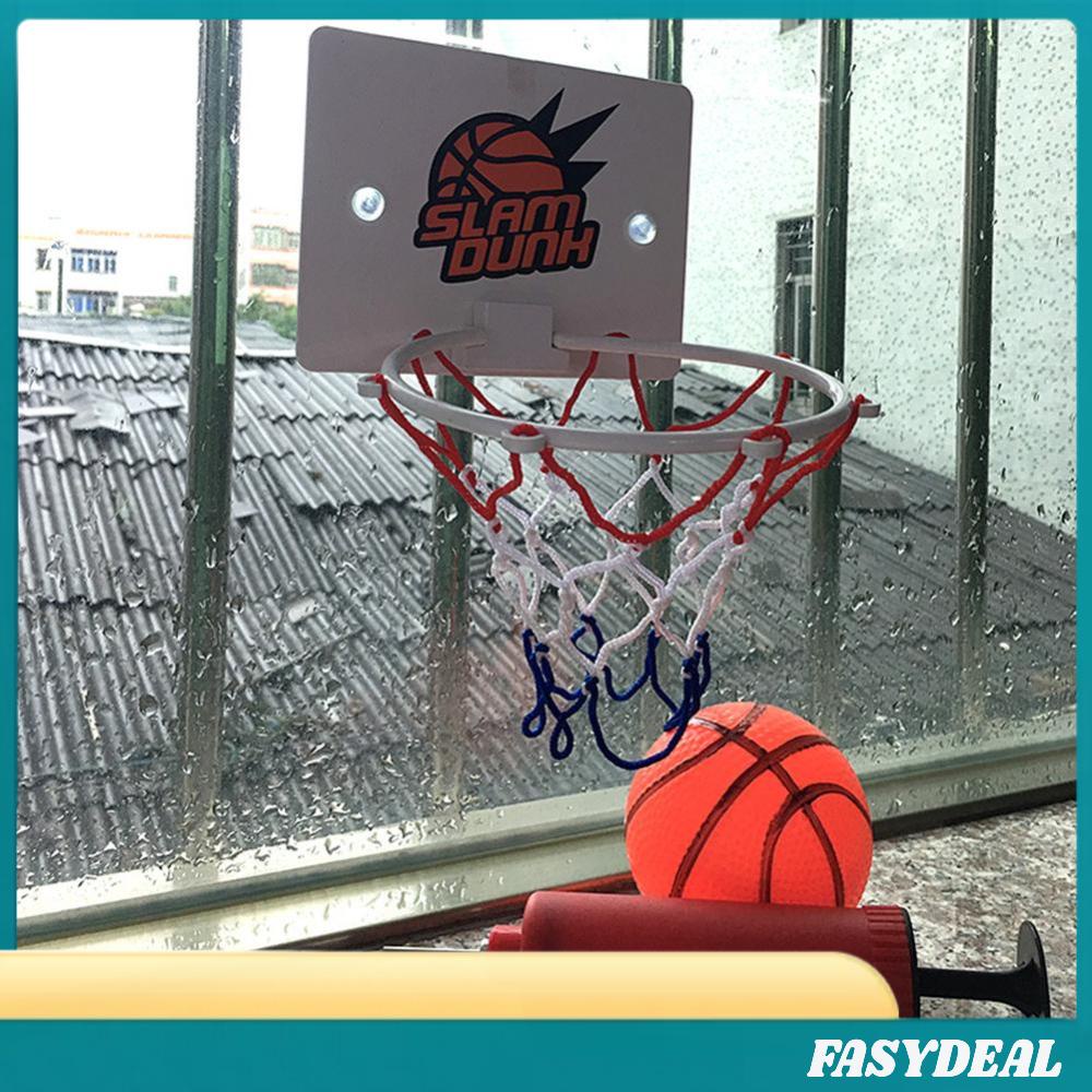 [fasydeal.ph] Mini Basketball Backboard Hoop Netball Board Box Set Kids ...