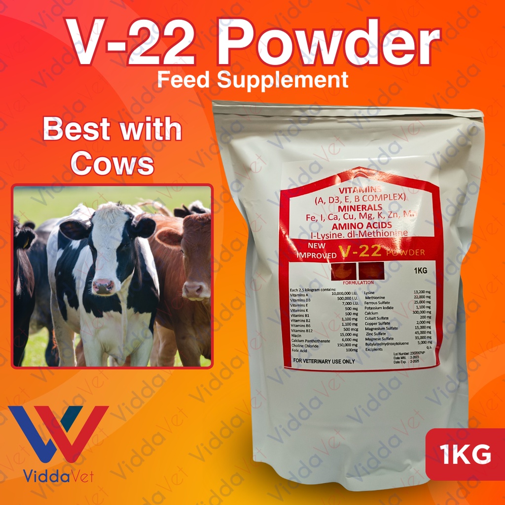 1kg V22 vitamins powder 1 kilo V22 vitamins for gamefowl V-22 Powder ...