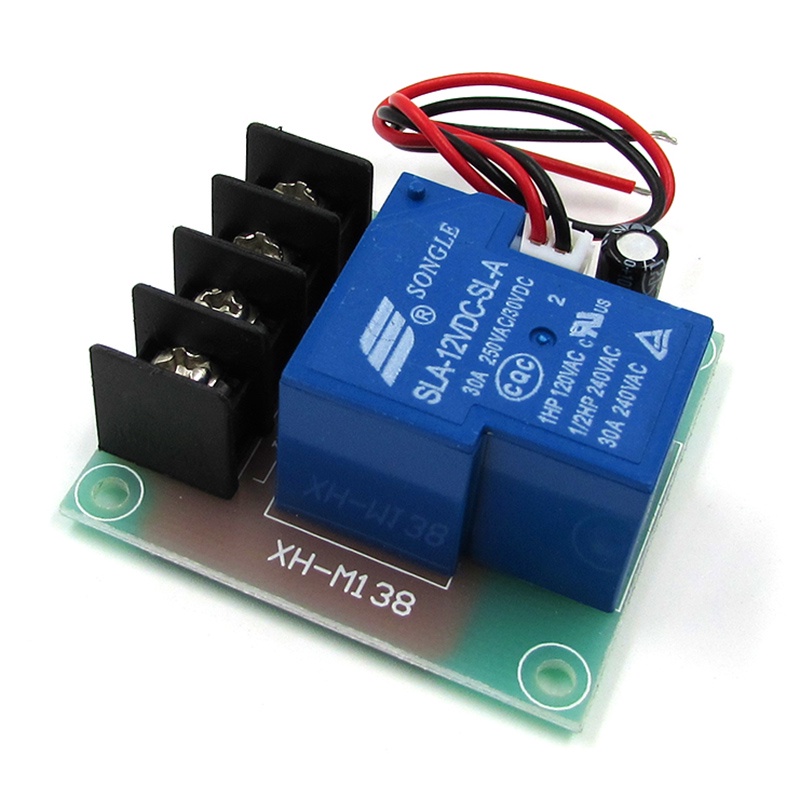 XH-M138 30A 40A High Current Switch Adapter Board Relay Module 12V input switch control 30A ...