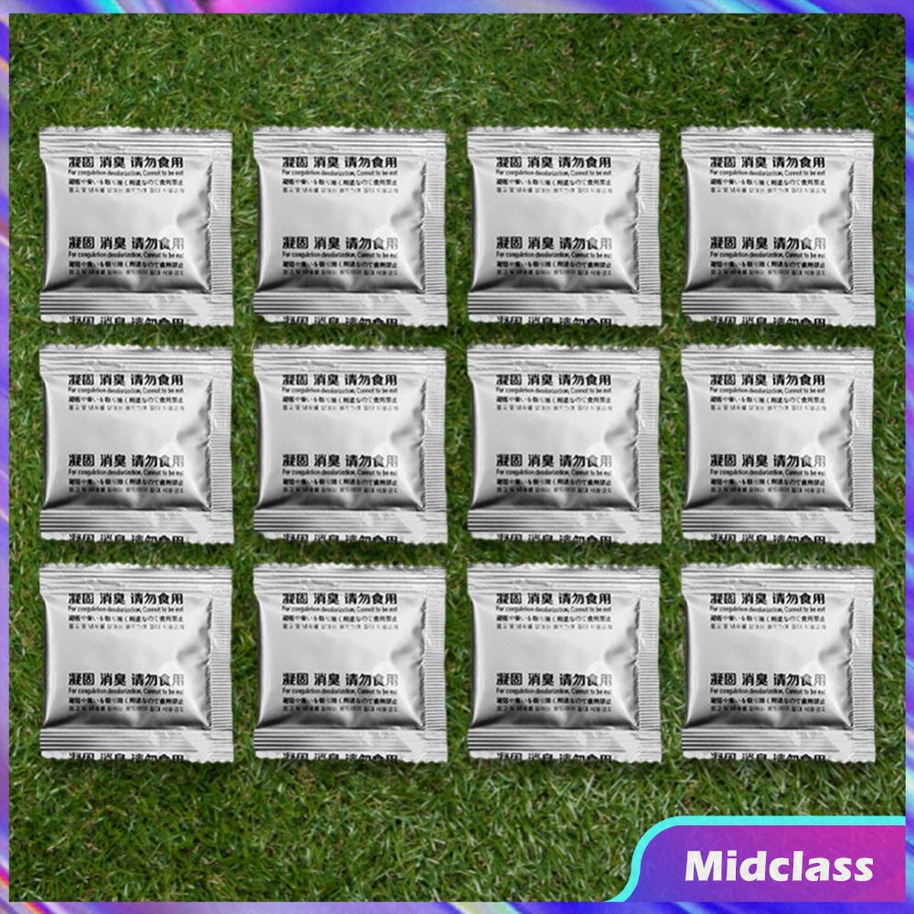 12-120Pcs Portable Poo Powder Liquid Waste Gelling Deodorizing Powder ...