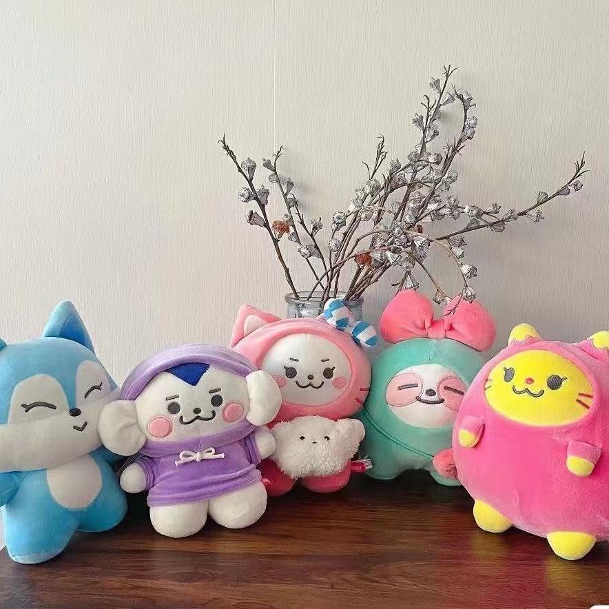 20cm Kpop Idol ITZY WDZY Plush Doll CHUNG TUK LYA CABBIT HATT Cartoon ...