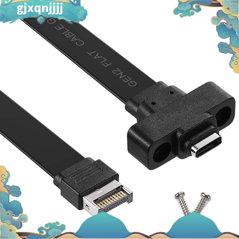 USB 3.1 Front Panel Type E to Type C Extension Cable ,Gen 2 (10 Gbit/S ...