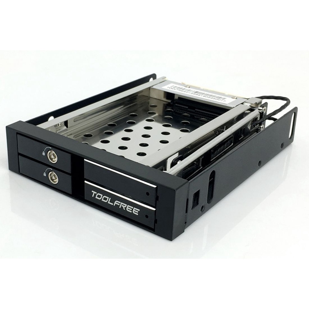 JMT MRA261AL/MRA258AL 2.5 inch Single/Double Bay SATA 6Gbps HDD/SSD ...