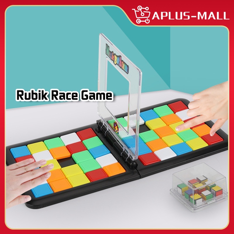 Rubik's Race Game Magic Block Puzzle Cube Race Board Blocks Game For ...