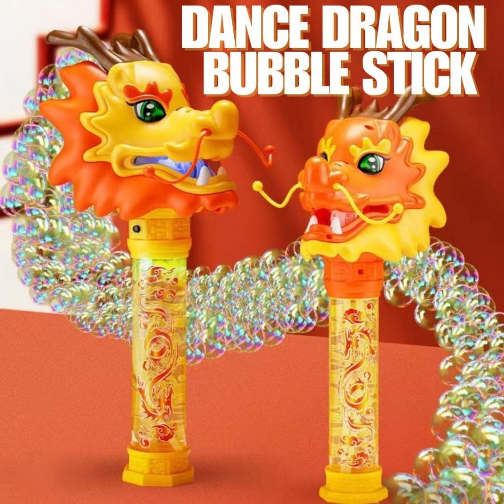 BYJ Dance Dragon Bubble Wand Chinese New Year Bubble Machine | Shopee ...