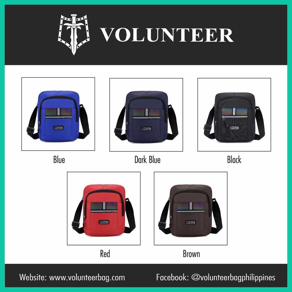 VOLUNTEER$nx'Bags$zA&Men's!E[Shoulder,s[Reflectorized,f[Design,i[Sling ...