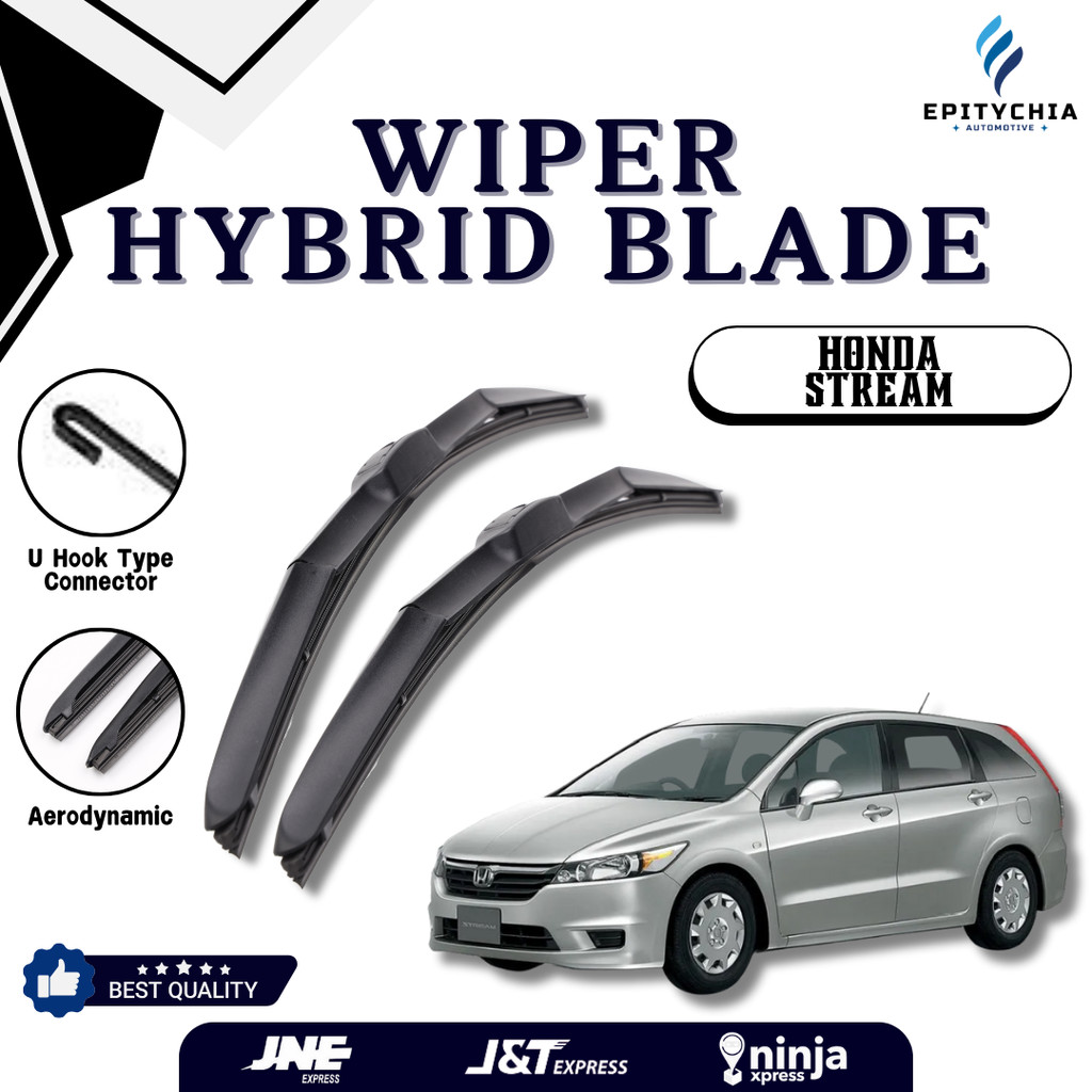 Honda Stream Hybrid Blade Wiper 1 Set (2 PCS) Left and Right ...
