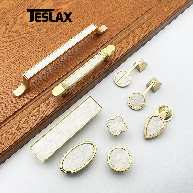 Shell Plus Zinc Alloy Single Hole Handle Cabinet Door Handle Drawer ...