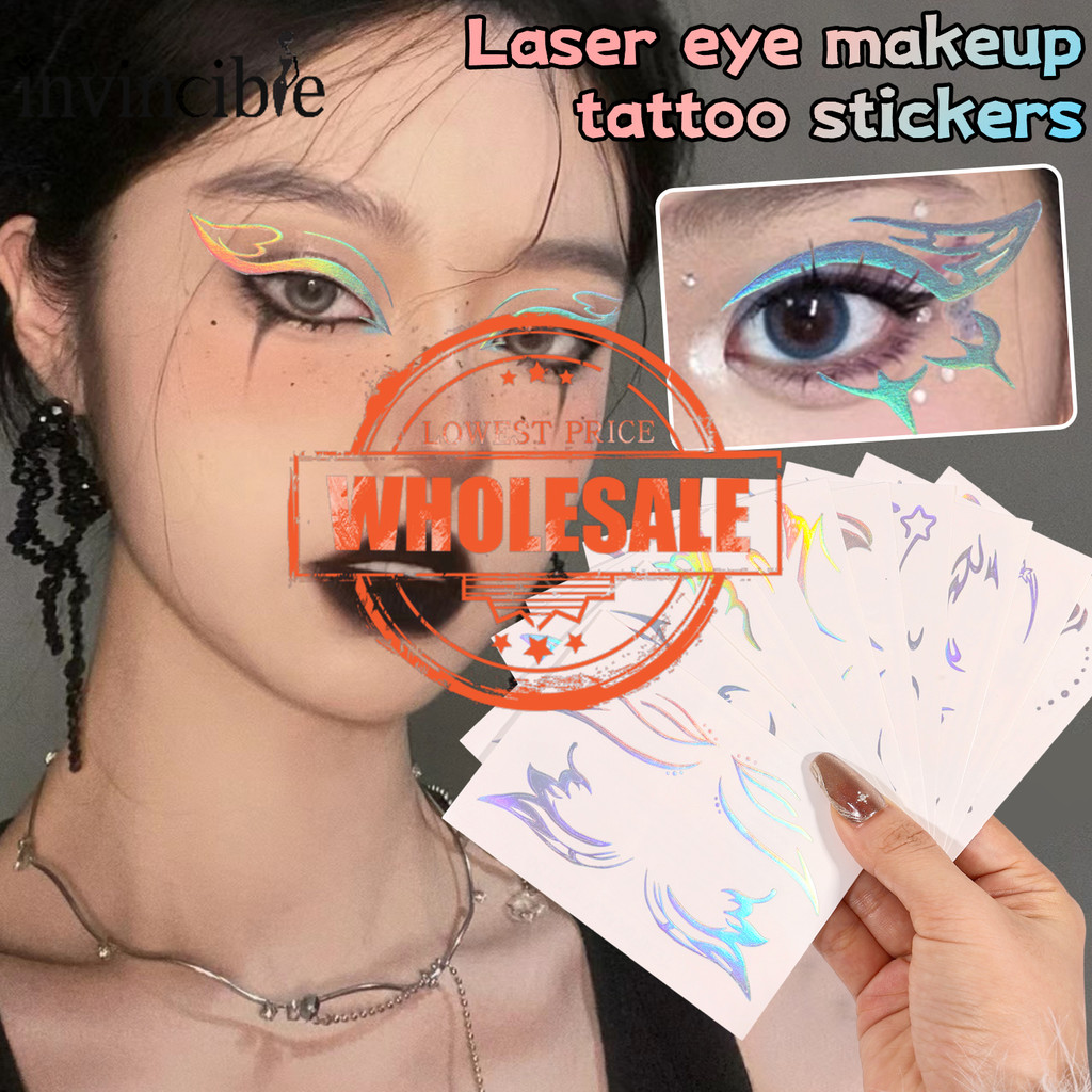 [Best Choice] Colorful Eyes Eyeliner Face Makeup Laser Stickers ...