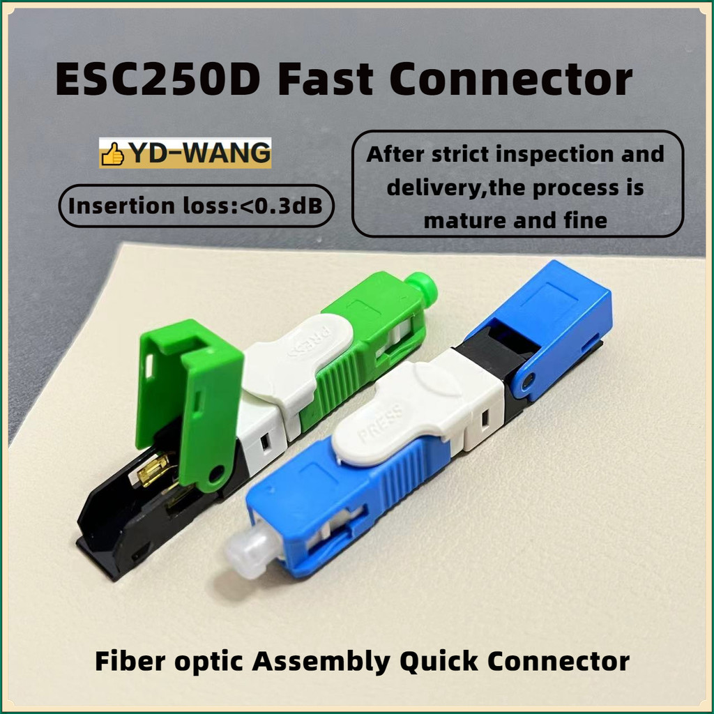 Lot FTTH ESC250D Fast Connector SC UPC Single-Mode SC APC Optical Fiber SC PC Embedded type ...
