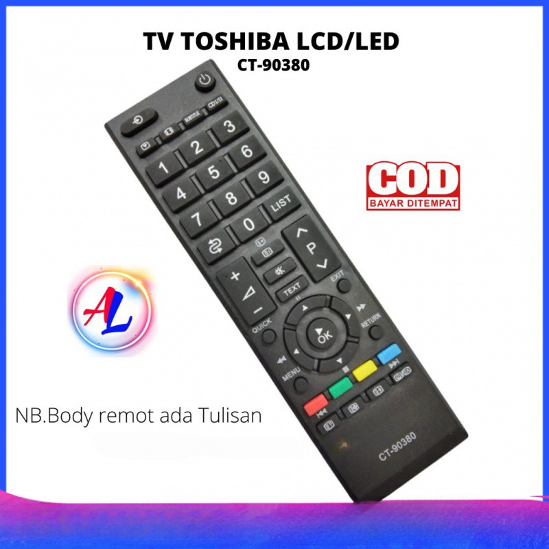 Toshiba LCD LED TV Remote Control CT-90380 | Shopee Philippines