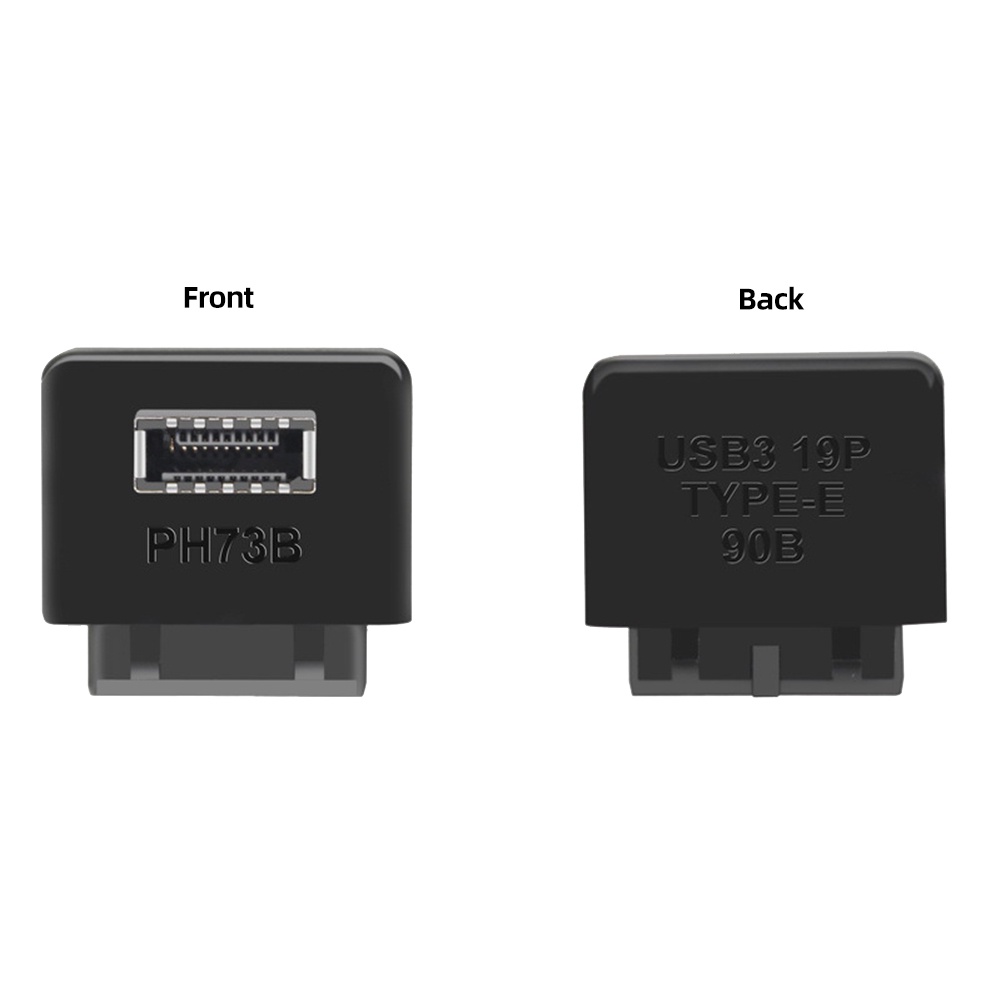 USB 3.0 Internal Header to USB Type C Front Type E Adapter 20/19-pin to ...