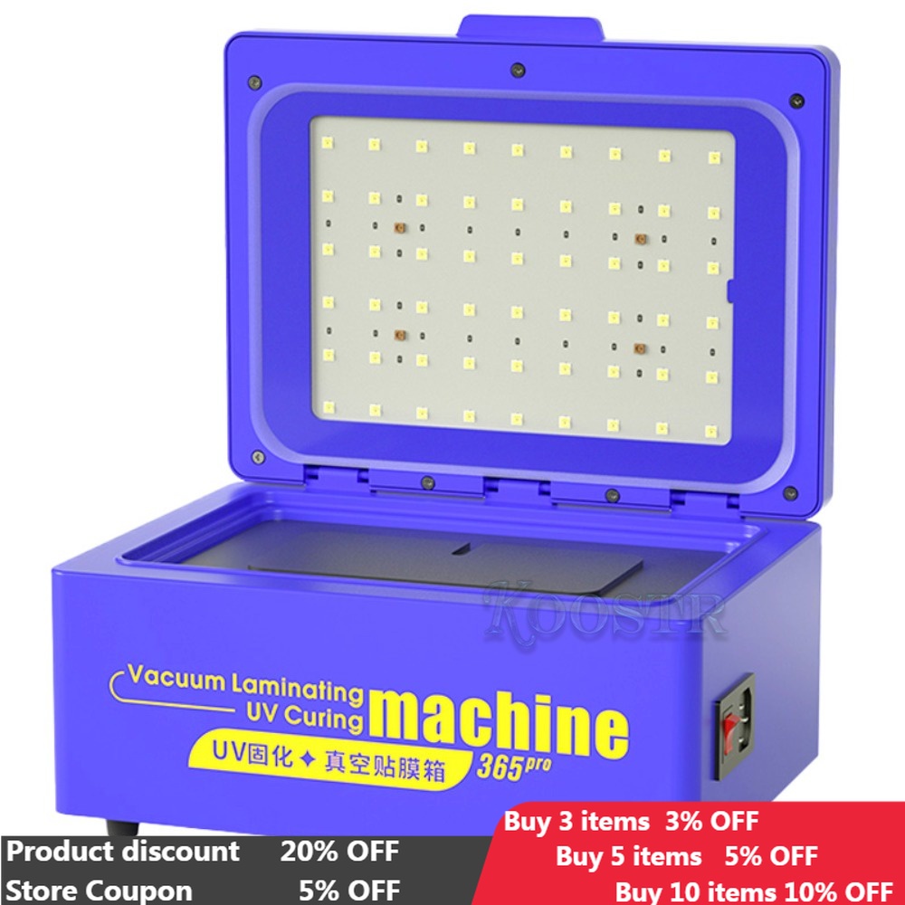 UV Curing Vacuum Laminating MECHANIC 365 PRO 10.5" for Straight Curved ...