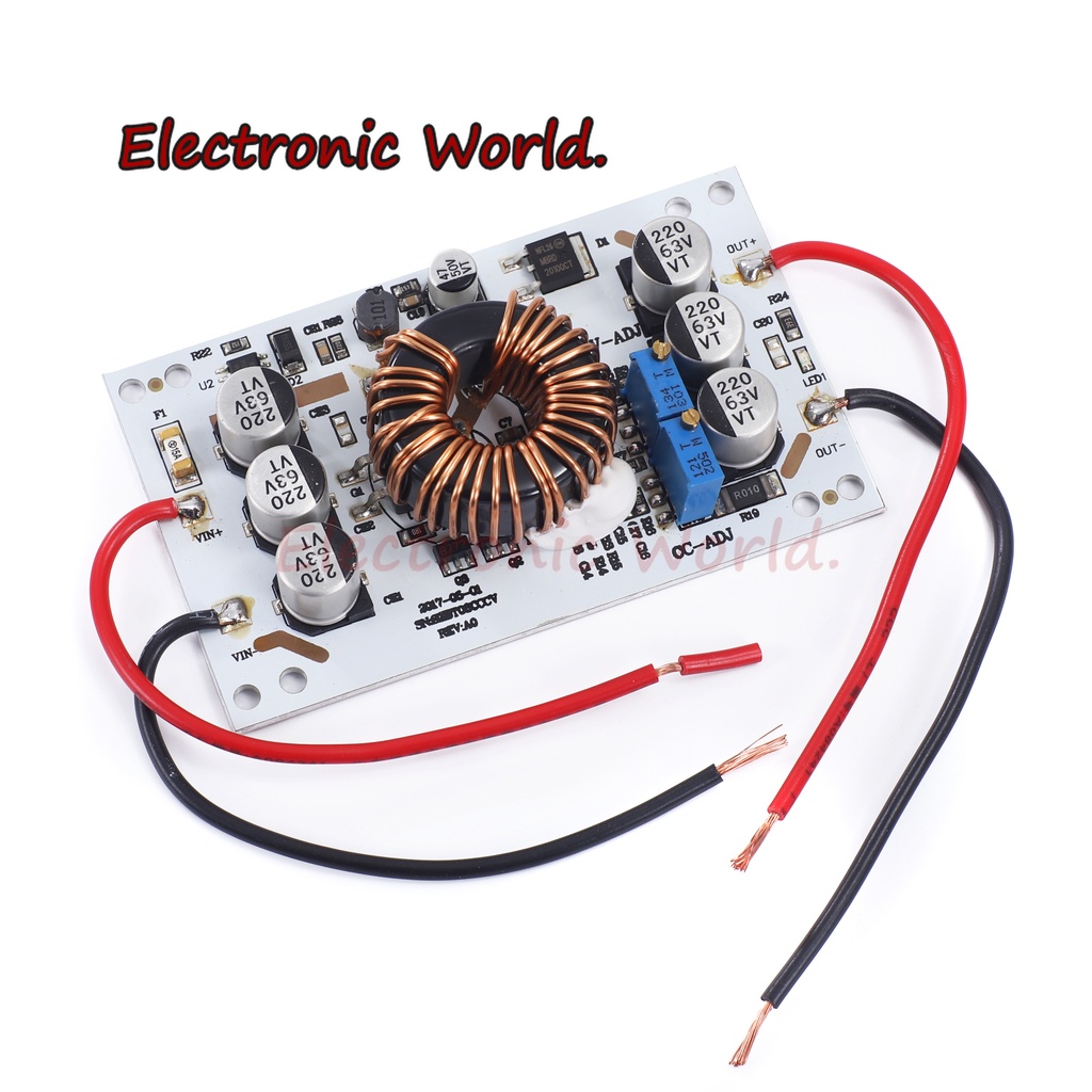 600W Aluminum Plate DC-DC Boost Converter Adjustable 10A Step Up Constant Current Power Supply ...