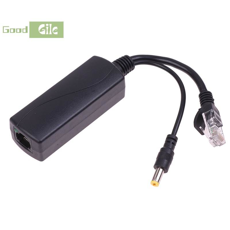 ShaOu 48V To 12V POE Connectors Adapter Cable Splitter Injector Power ...