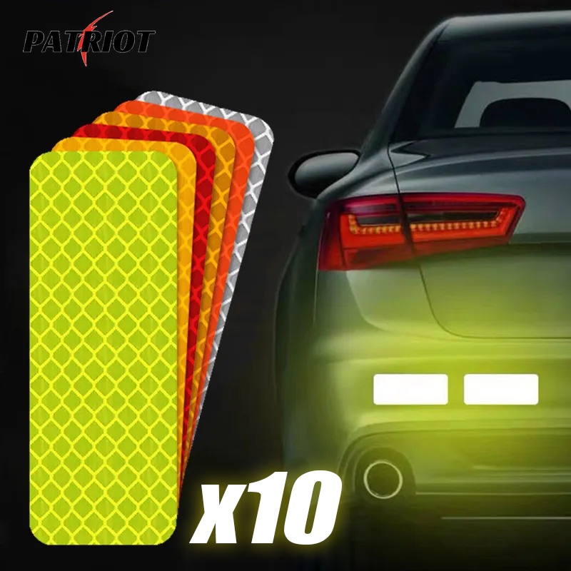 Car Bumper Protective Reflector Decals / 10Pcs Super Light Car ...