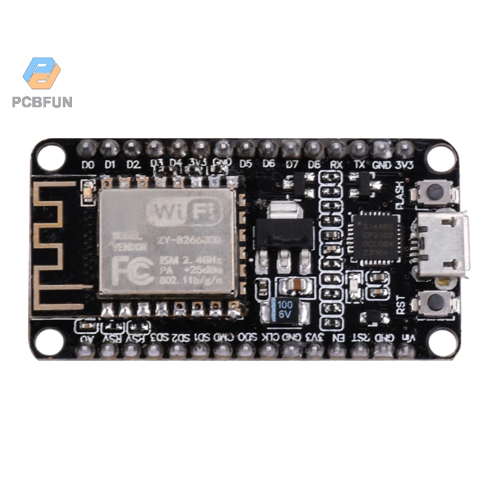 Pcbfun Nodemcu Lua V3 Esp8266 Esp-12f Serial Wifi Module Cp2102 ...