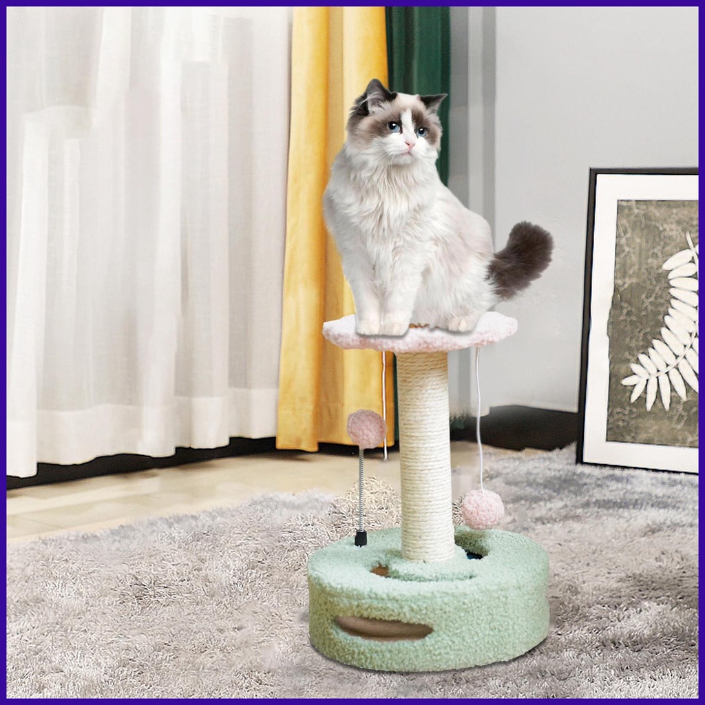 Cute Cat Climbing Frame Cute Cat Scratching Post Cat Tree Stand ...