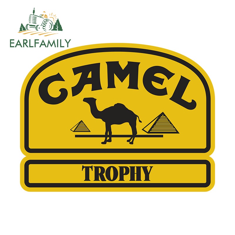 EARLFAMILY 13cm Camel Trophy Car Sticker Motorcycle Cartoon Laptop ...