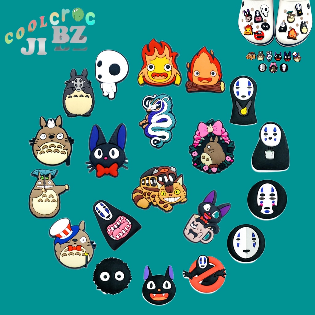 Jibbitz for Crocs Japanese Anime Spirited Away Series DIY Crocs Shoe ...