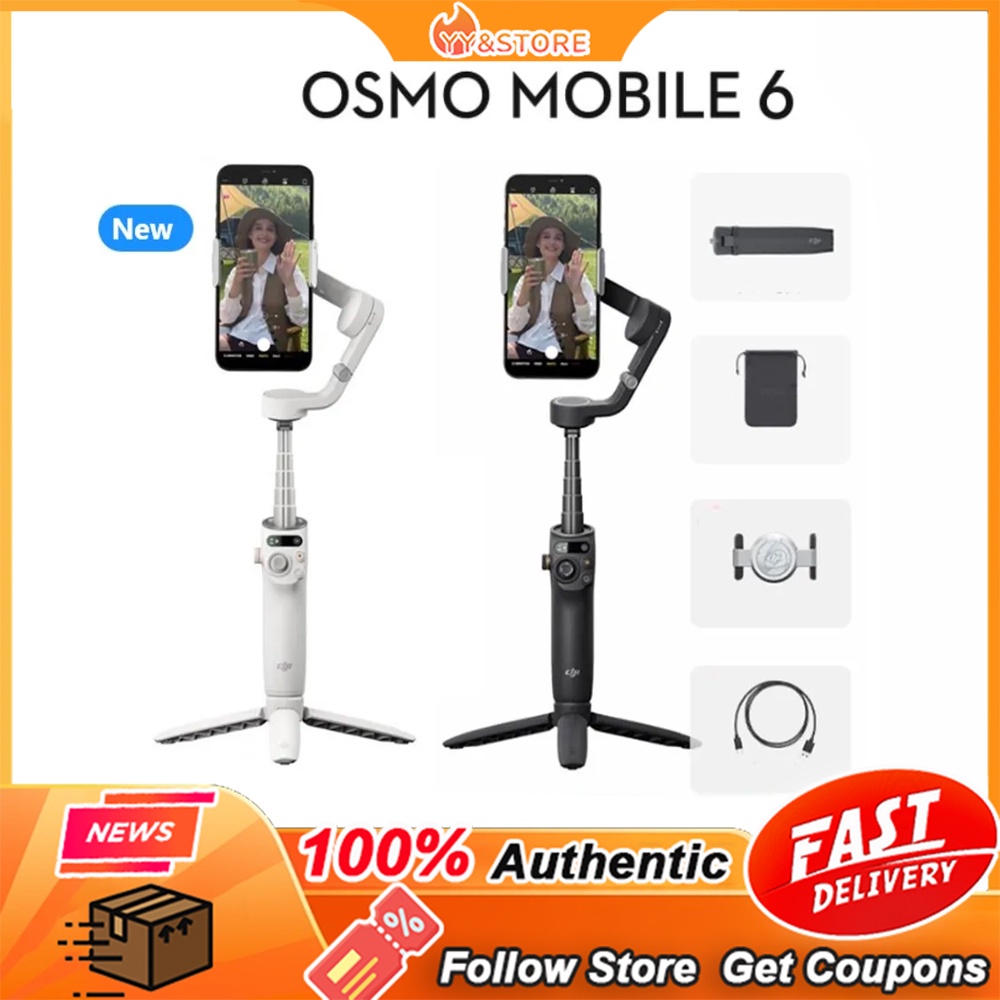 【WG】Original DJI Osmo Mobile 6 Smartphone Gimbal Stabilizer 3 Axis ...