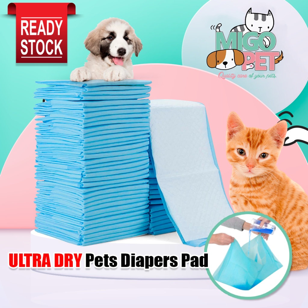 Dog pad pads Per Pack Wee Pee Poop Disposable diapers pets Pack Pet ...
