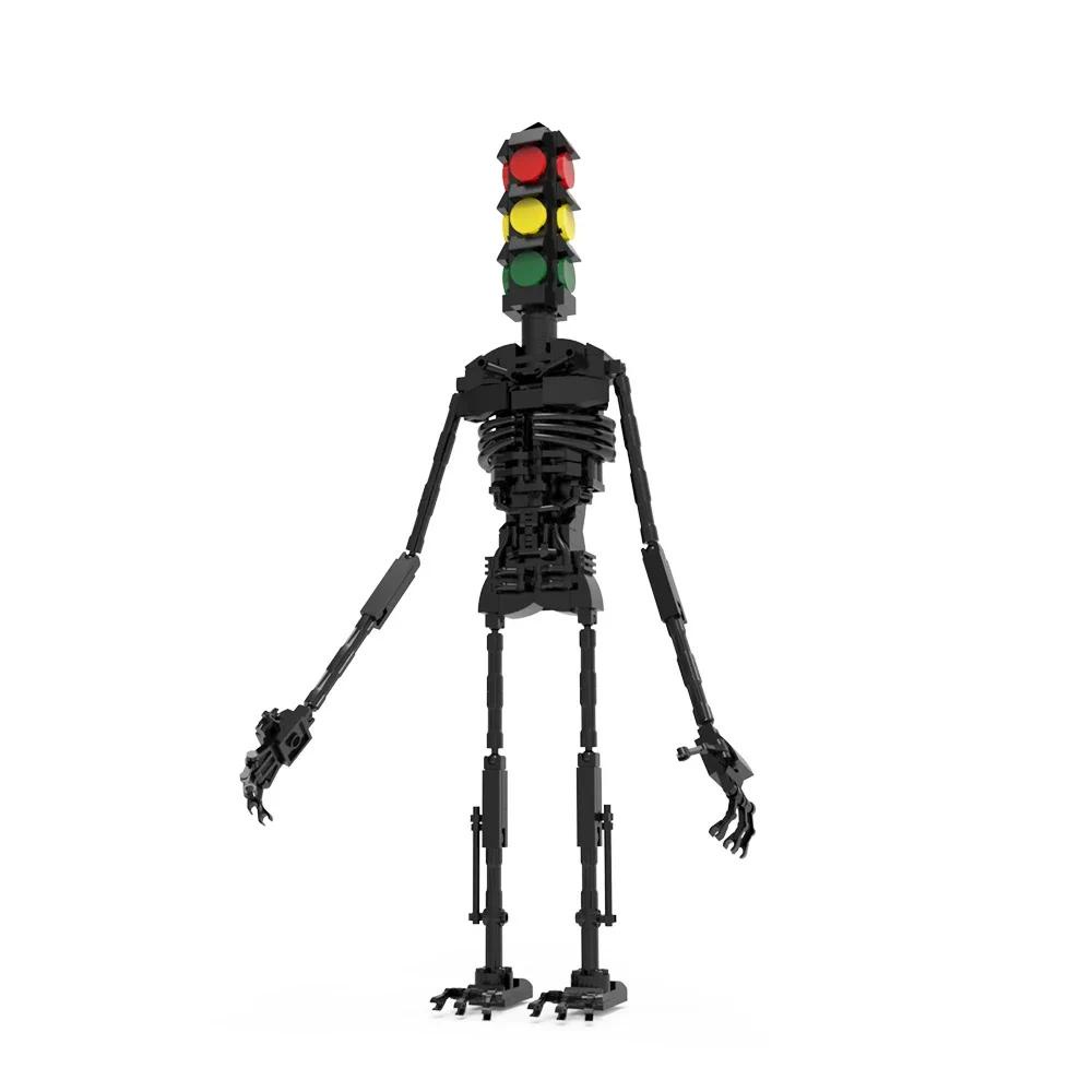 Horror game Creature SCP Monster Traffic Light Building Block Set Siren ...