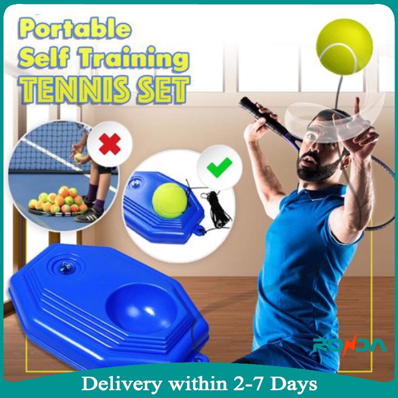 solo tennis training equipment trainer self practice tools with ball ...