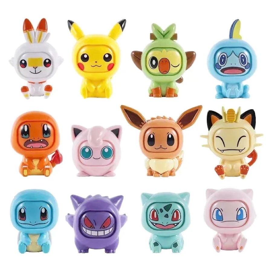 Pokemon Swap Face Figure Face Changing with Pokeball Variable Face ...