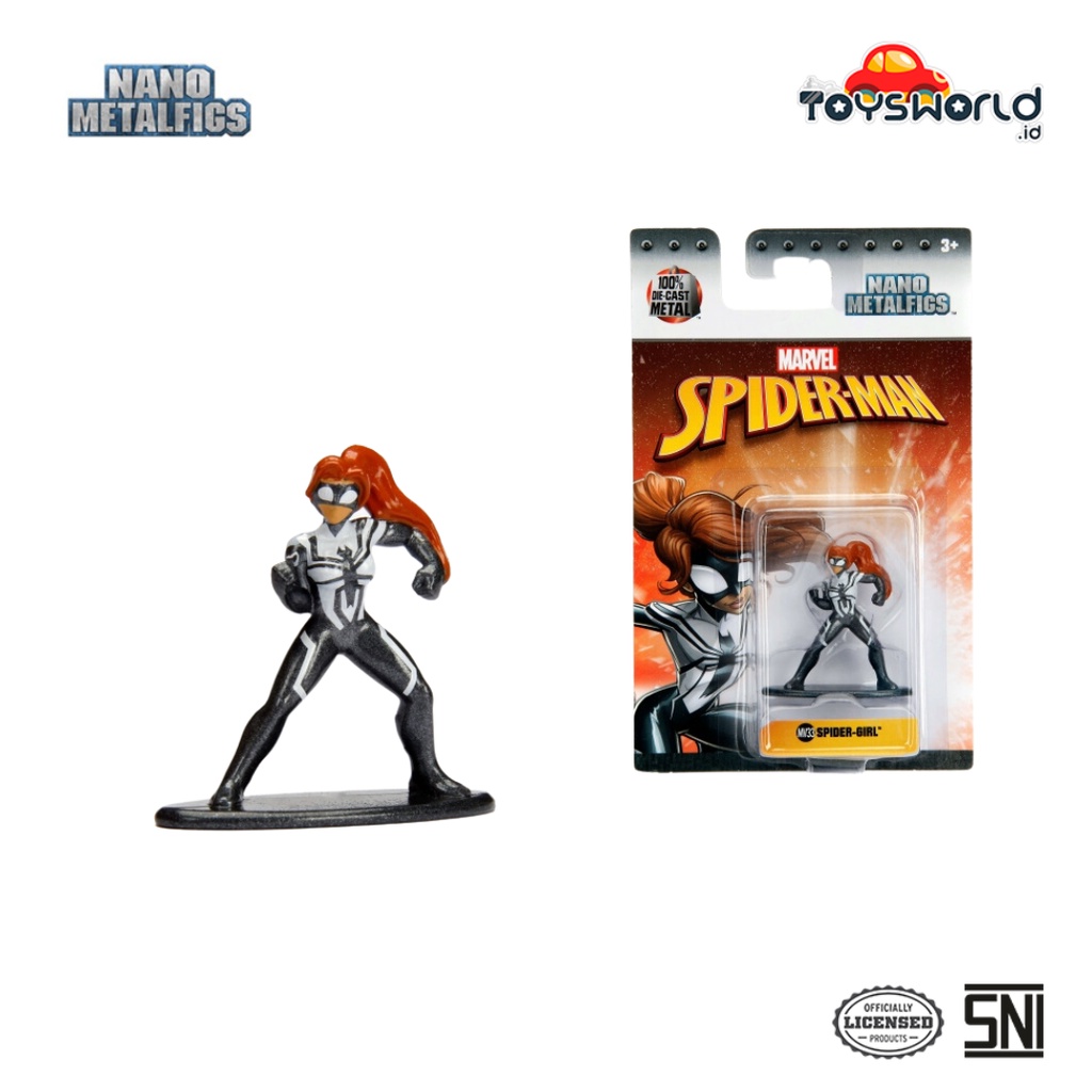Jada Nano Metalfigs Marvel Spiderman Spidergirl (MV33) | Shopee Philippines