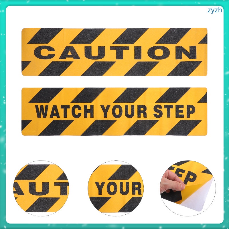 [READY STOCK] Watch Your Step Sign Grip Tape Non Skid Floor Warning ...