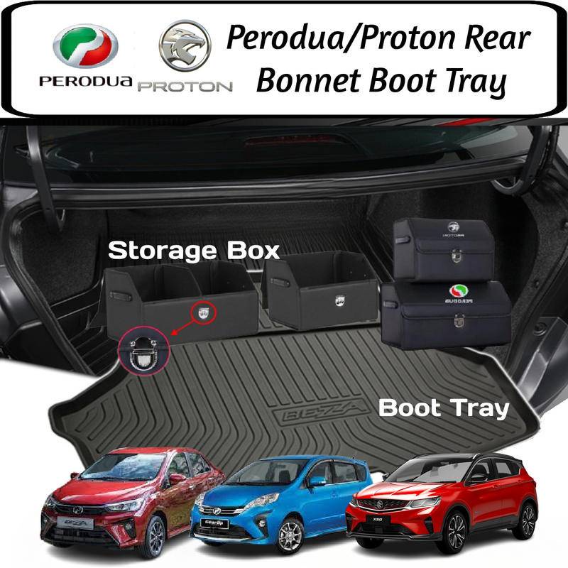 Car Boot Tray Perodua Proton Axia ,Ativa, Bezza, Myvi, Saga, X50 ...