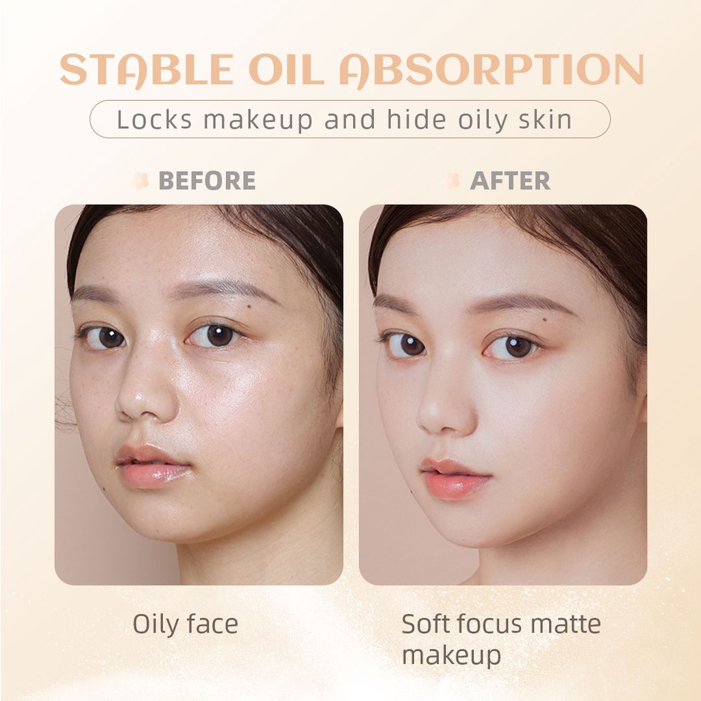 Ashley Shine Face Powder Oil Control Long Lasting 24h Locking Makeup ...