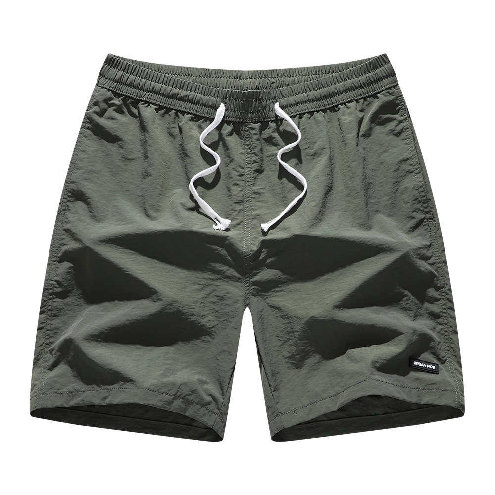 URBAN PIPE Plain Taslan Shorts For Men Quick Drying Above The Knee W ...
