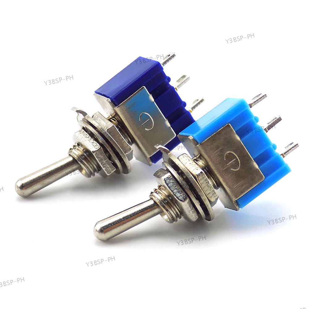 5pcs 3 Foot 2 Rocke Toggle Switch MTS102 Toggle Switch ON-ON 120VAC 6A ...